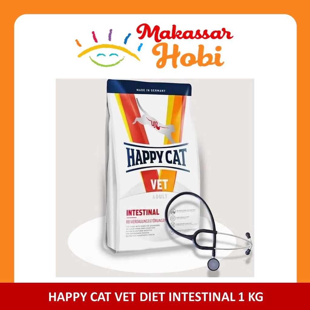 Jual Happy Cat Vet Intestinal 1 kg Makanan Kucing RC Gastro i/d Diet ...