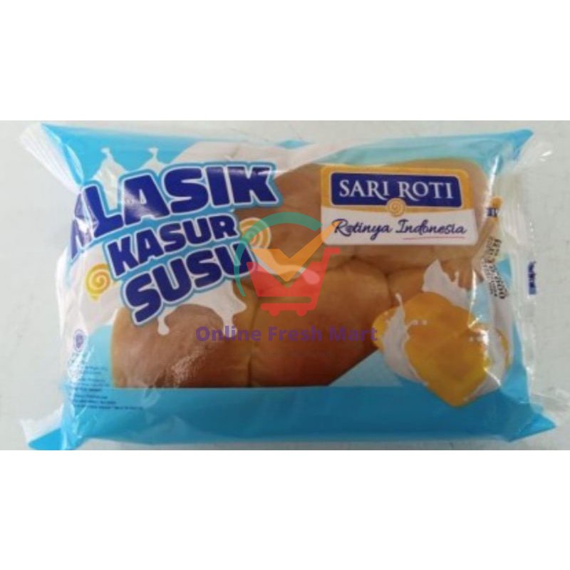 Jual (kirim instant) Aneka Roti SARI ROTI tawar sobek kasur jumbo krim ...