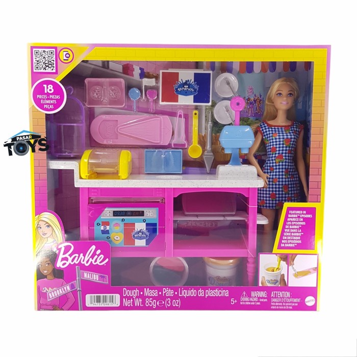 Jual Barbie It Takes Two Cafe Playset Mainan Anak Boneka Original ...