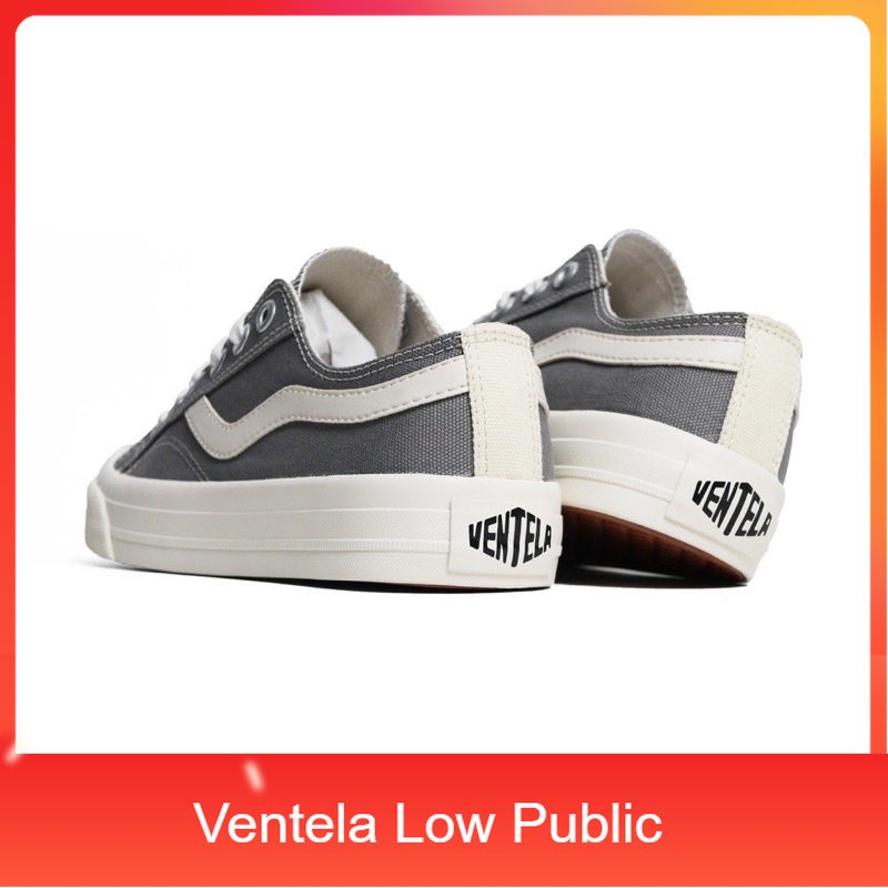 Jual Ventela New Public Low Black Natural White Sepatu Ventella Vantela Original Murah 100% ...
