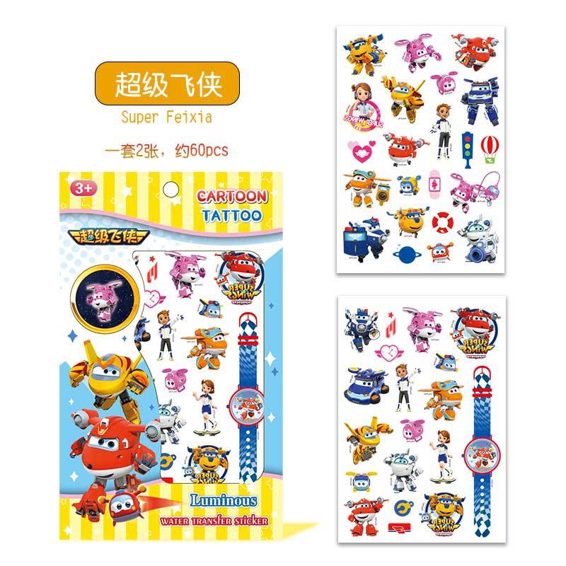 Jual (Pimenova) sticker tatto anak motif DISNEY glow in the dark tatto ...