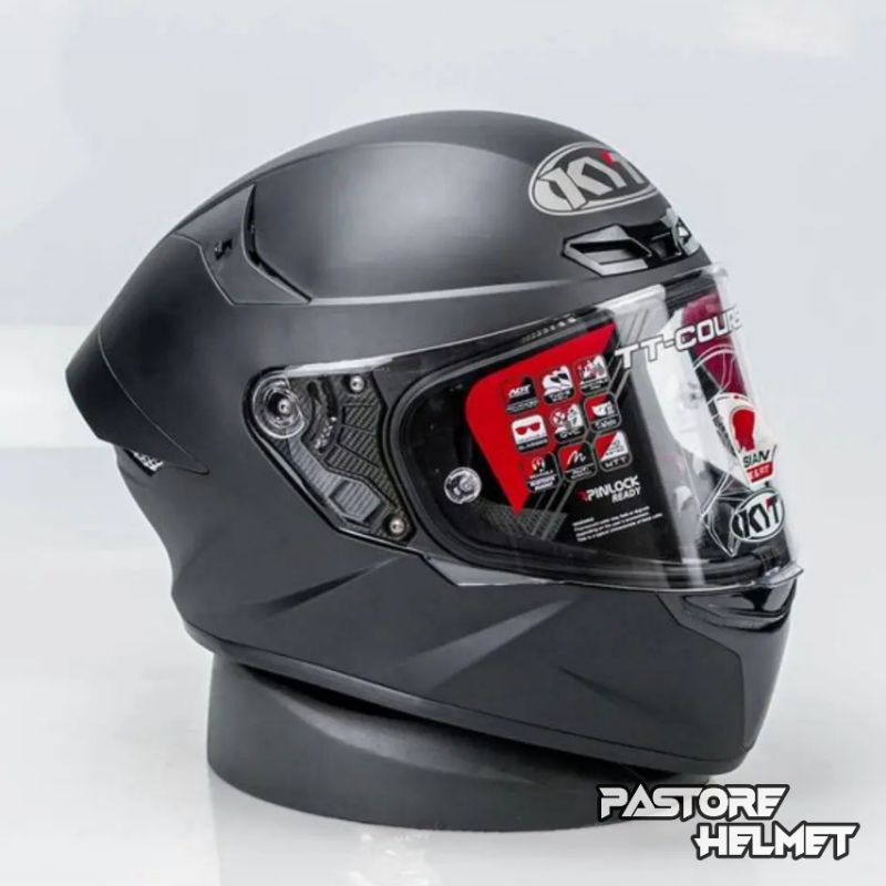Jual Helm KYT TT Course Solid Black Doff / TTC Black Matt / Produk Original KYT | Shopee Indonesia