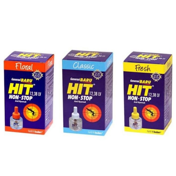 Jual Hit Non Stop Anti Nyamuk Refill 33 mL - Isi Ulang Hit Non Stop ...