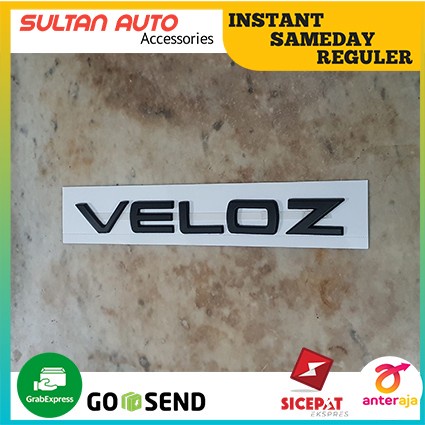 Jual Engine Hood Emblem Veloz Hitam/Logo Kap Mesin Toyota Veloz Hitam ...