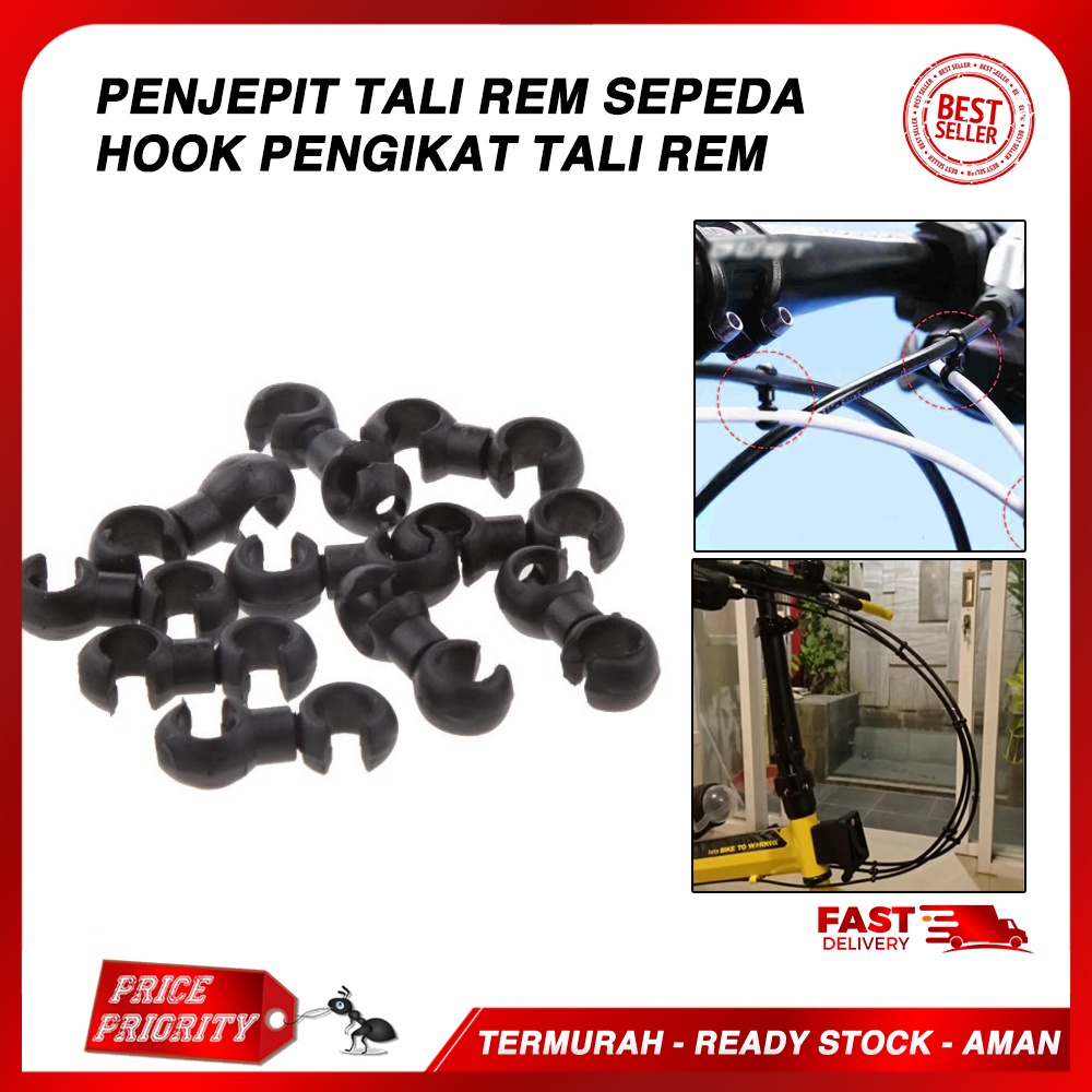 Jual PENJEPIT Tali Rem Sepeda / PENGIKAT Klip Clip Tali Rem shifter ...