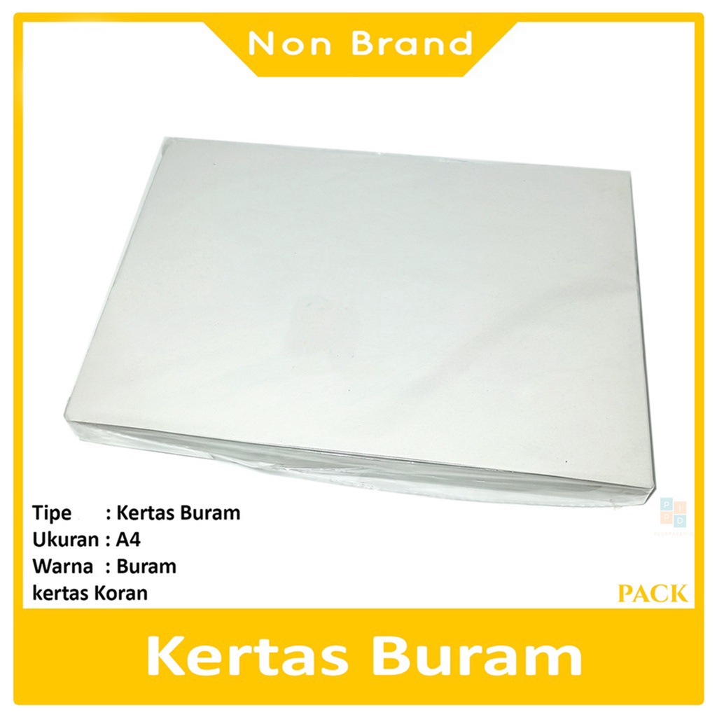 Jual PPID - Kertas Buram Kertas Koran Ukuran A4 - Pack | Shopee Indonesia