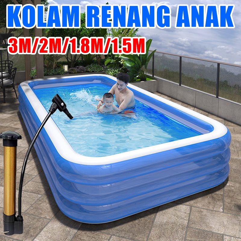 Jual kolam renang anak jumbo/3ring 2ring kolam renang anak tiga cincin ...