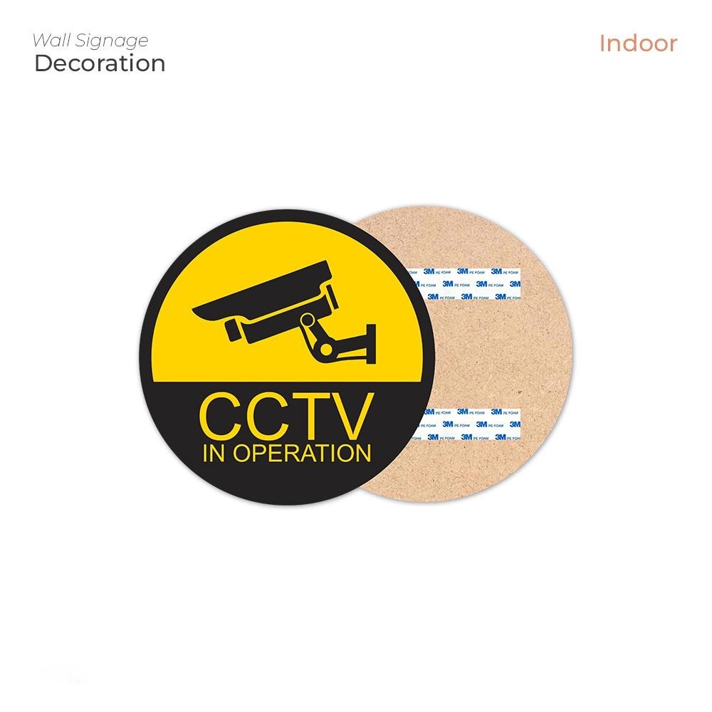 Jual papan tanda cctv - sign system cctv - papan tanda kamera | Shopee ...