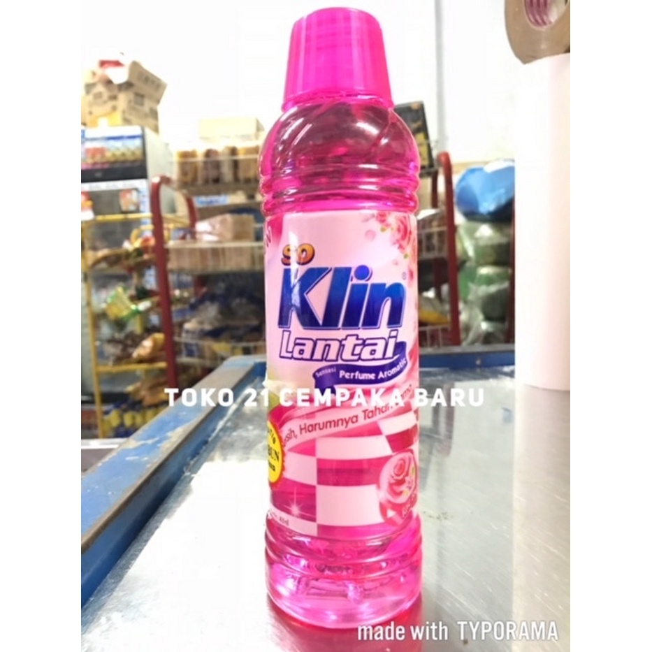 Jual So Klin Lantai ROSE BOUQUET BOTOL 450ml | SoKlin Lantai PINK 450 ...