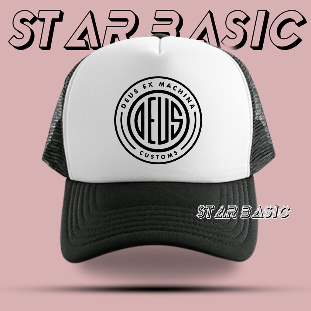 Jual Topi Jaring DEUS - Topi Trucker - Topi jaring Pria - Topi Trucker ...