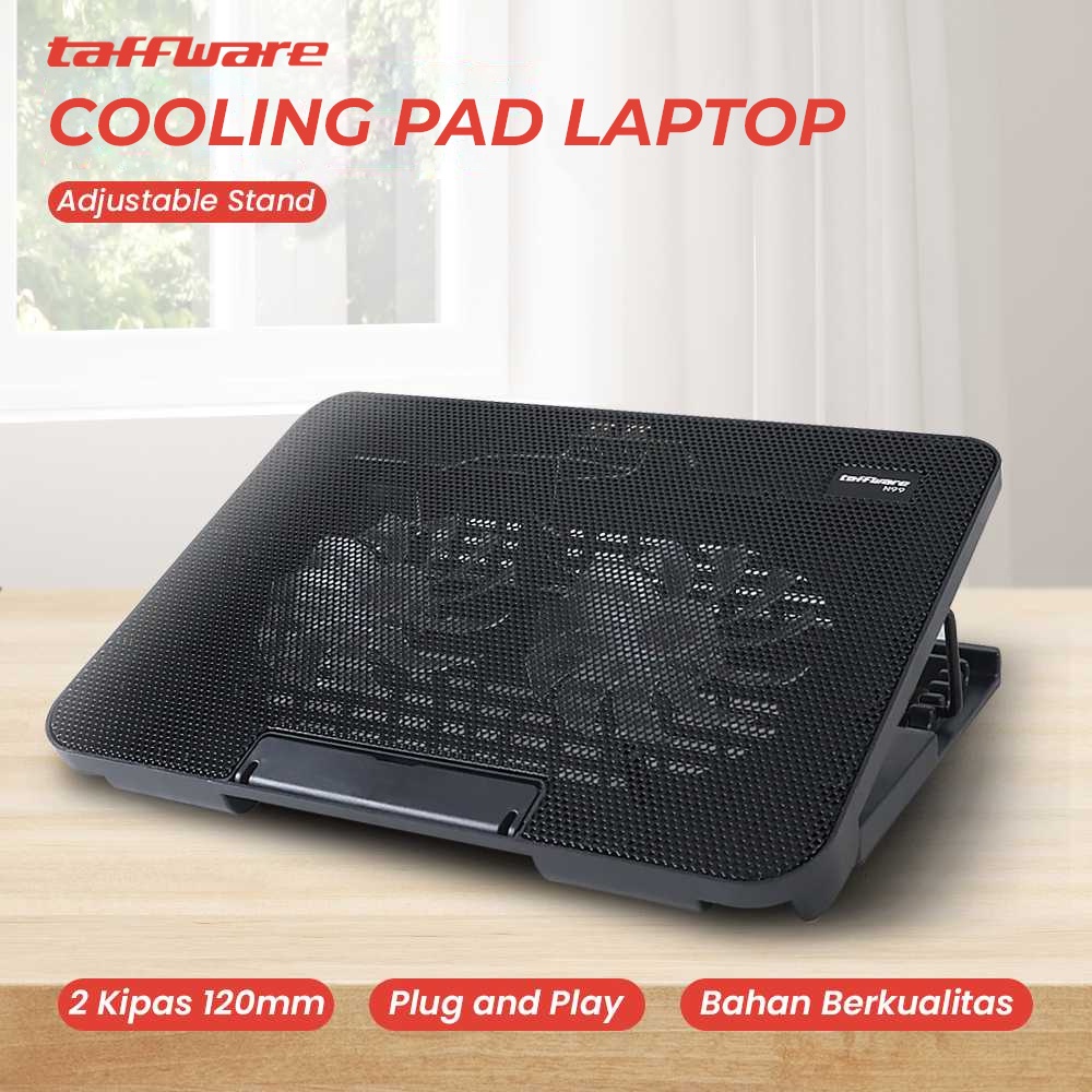 Jual Kipas Laptop Stand Cooling Pad Macbook 2 Fan Pendingin Laptop ...