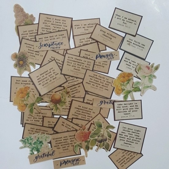 Jual Bible Verse sticker / stiker ayat alkitab utk Bujo, Planner, Diary ...