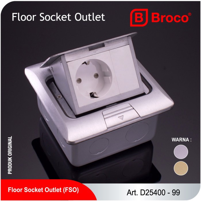 Jual Socket Outlet Broco D25400 Floor Socket Outlet | Shopee Indonesia