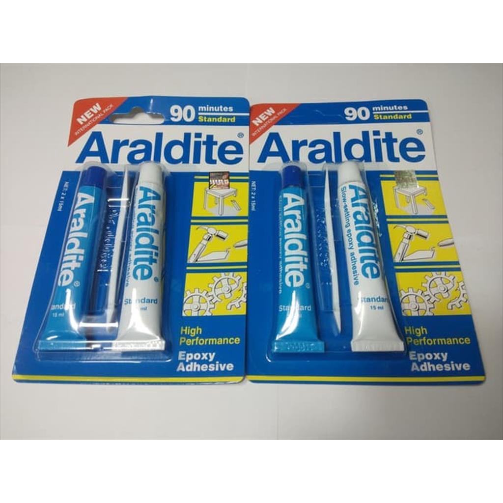 Jual SU LEM ARALDITE BIRU/EPOXY RESIN BESI ARALDIT BIRU 90 MENIT BIRU ...