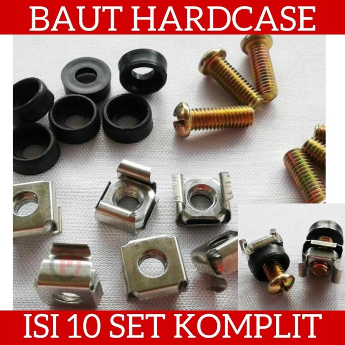 Jual Isi 10 Set BAUT BESI LIST SIKU LUBANG Untuk RAK HARD CASE Audio ...