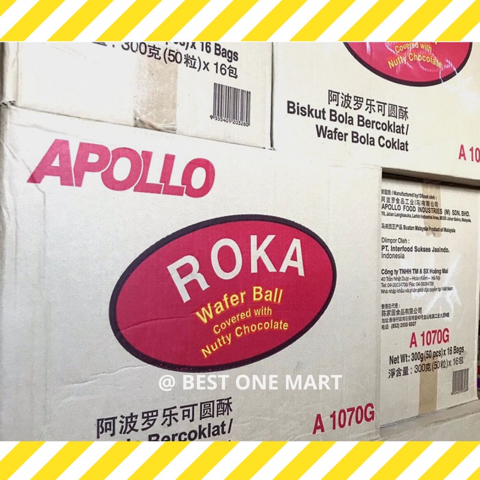 Jual Apollo Roka Refill Wafer Ball Isi 50 pcs / DUS | Shopee Indonesia
