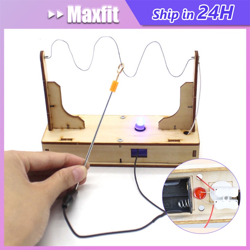 Jual DIY Electric Maze Game Mainan Electricity Maze Electric Shock Maze ...