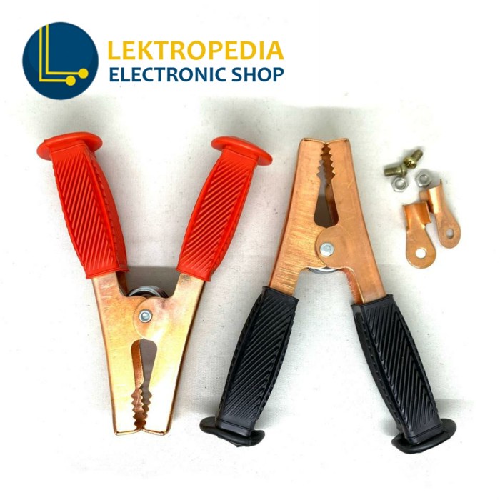 Jual Jepit Aki 400A SET Besar 15cm Jumbo Accu Jepitan Capitan Clip 400 ...