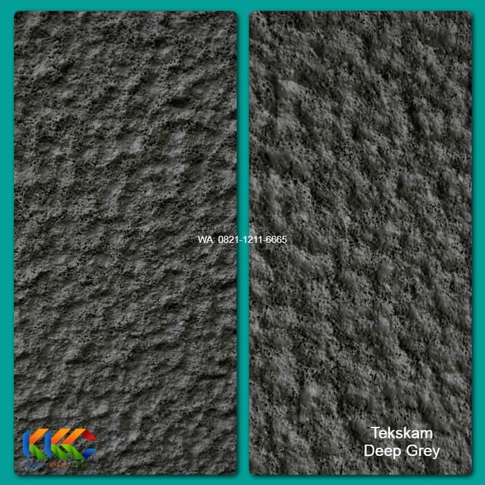 Jual Tekskam Cat Tekstur Kamprot - Deep Grey - ukuran 5Kg | Shopee ...