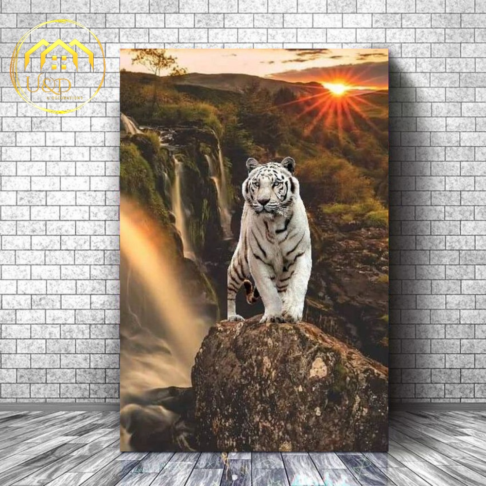 Jual POSTER KAYU MACAN PUTIH - POSTER MACAN PUTIH - POSTER HEWAN ...