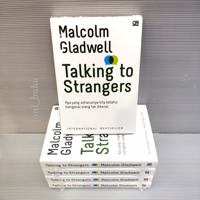 Jual Buku Talking To Strangers by Malcolm Gladwell GRD27 | Shopee Indonesia