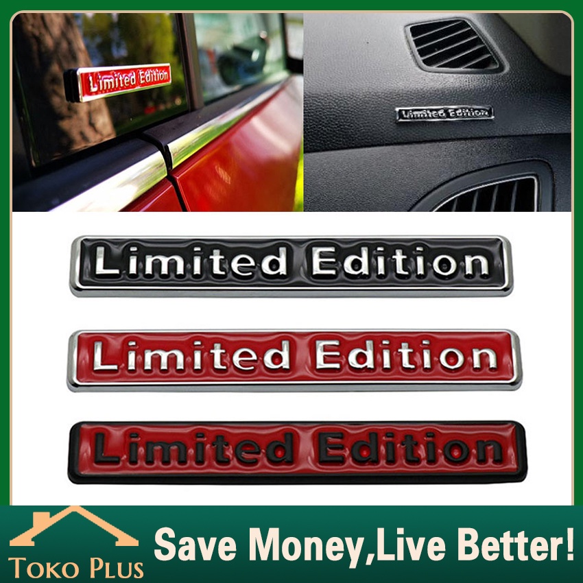 Jual Stiker Emblem Limited edition 3D Bahan Metal Chrome Limited ...