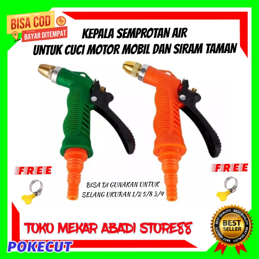 Jual PROMO Semprotan Air Taman Kebun Hose Nozzle / Kepala Semprotan ...