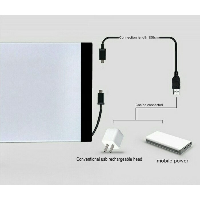 Jual LED Drawing Tracing Stensil Board A4 Papan Jiplak Gambar Anak ...