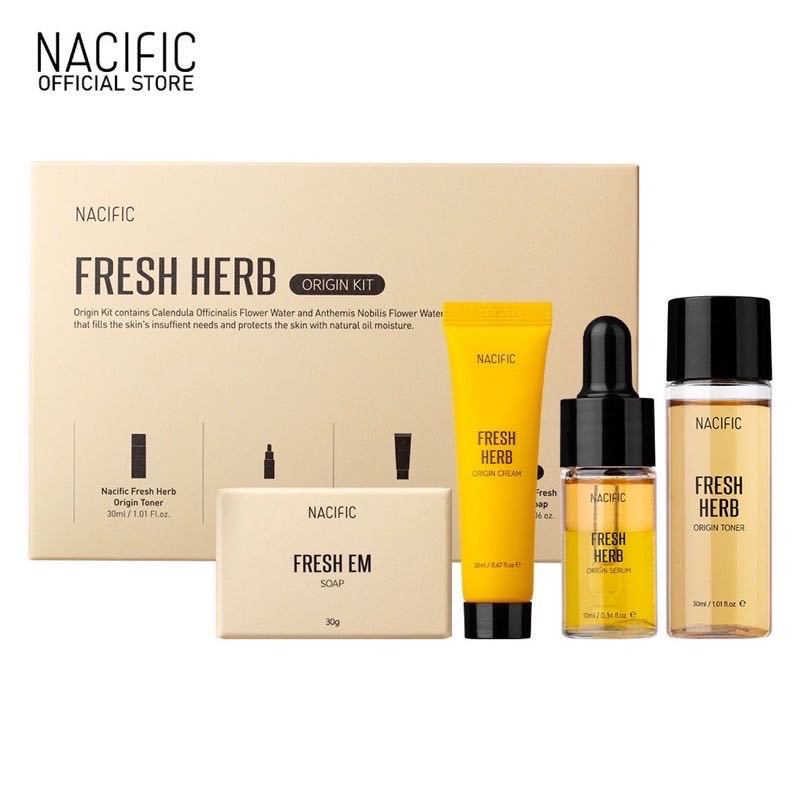 Jual (OHANA) NACIFIC Fresh Herb Origin Kit 4 items 100% ORIGINAL ...
