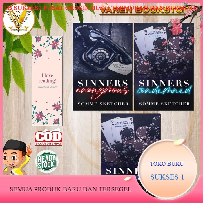 Jual Buku Sinners Anonymous, Sinners Consumed, Sinners Condemned by ...