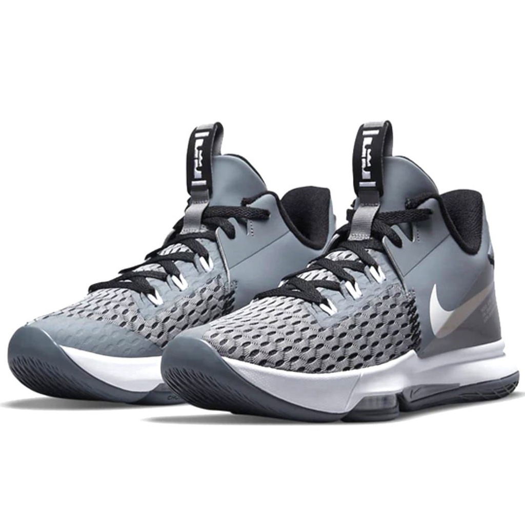 Jual Sepatu Basket Lebron Witness 5 Cool Grey High Premium Original ...