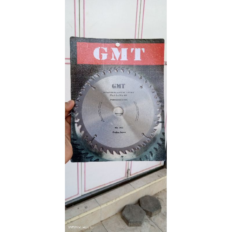 Jual mata piringan circular saw mata gergaji kayu 7 inch 40T GMT original | Shopee Indonesia