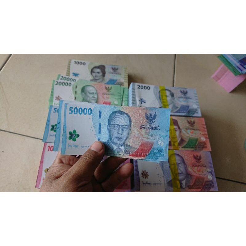 Jual TERLENGKAP UANG MAINAN VERSI LAMA DAN VERSI BARU/MAINAN EDUKASI ...