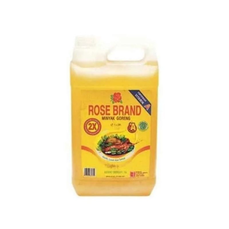 Jual Rose Brand minyak goreng 5 liter jerigen | Shopee Indonesia