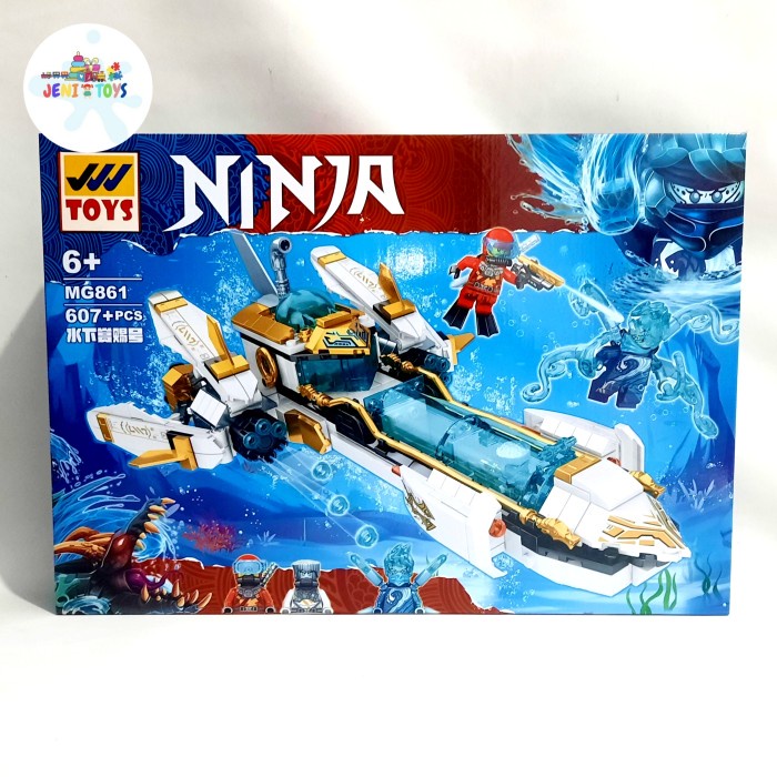 Jual brick MG ninja kapal selam Hydro Bounty ninja go 607 pcs | Shopee ...