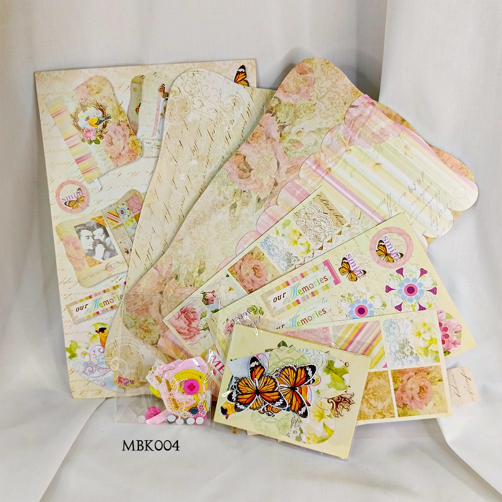 Jual Bullet Jurnal Kit Scrapbook Vintage Theme MBK003 | Shopee Indonesia