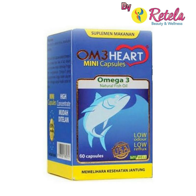 Jual OM3HEART OMEGA 60 CAPSUL | Shopee Indonesia