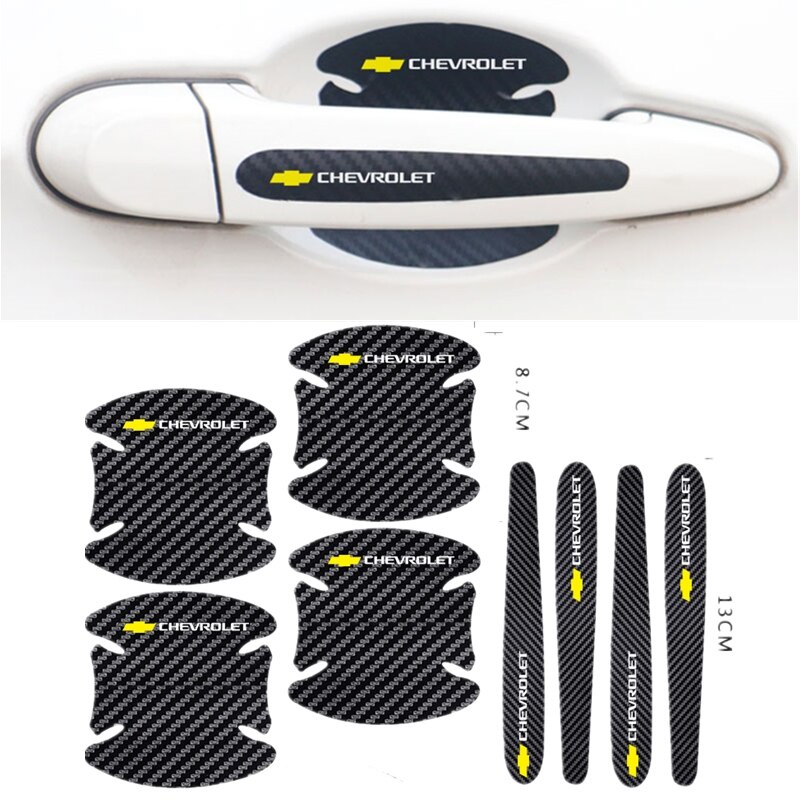 Jual 8pcs Stiker Pelindung Handle Pintu Mobil Bahan Carbon fiber Untuk ...