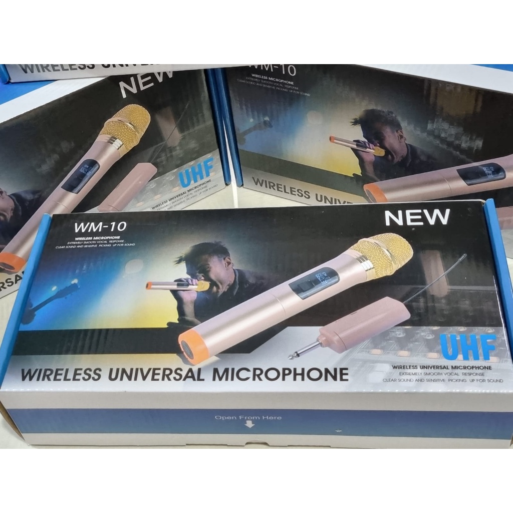 Jual MIC Wireless Black Spider Professional Microphone Wireless WM10 ...