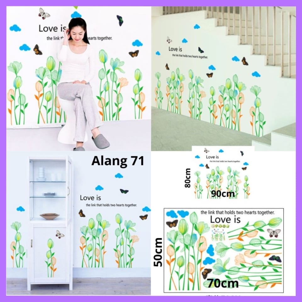 Jual GULAGULA - STIKER DINDING ALANG | STIKER ALANG-ALANG | WALLSTICKER ...
