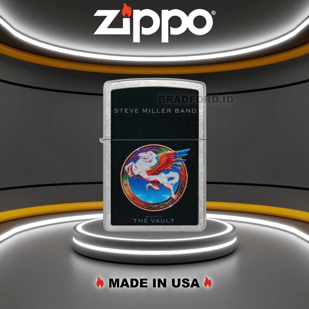 Jual Zippo Steve Miller Band 48179 Original Made In USA | Shopee Indonesia