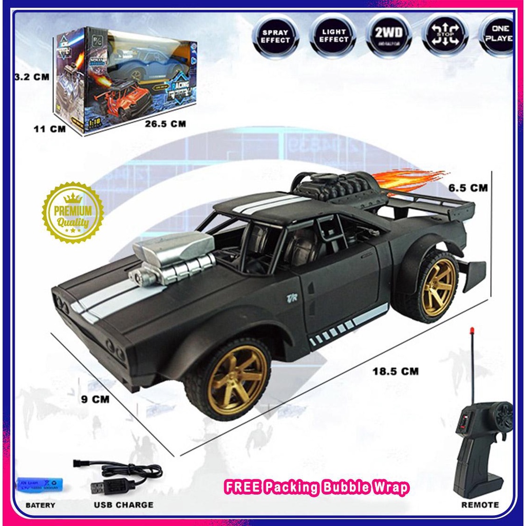 Jual Mobil mainan RC Fast Furious Rock Crawler Offroad Asap Lampu ...