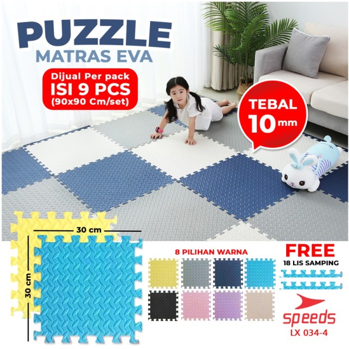 Jual Karpet Matras Puzzle Alas Lantai Foam Empuk Anak Playmat 30x30 isi ...