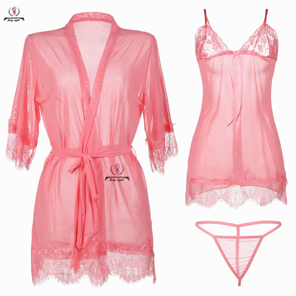 Jual Bisa Cod Longnight Lingerie Sexy Baju Tidur Sexy Lingerie Baju