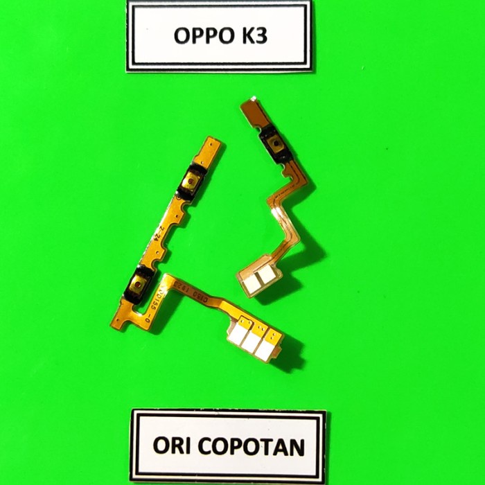 Jual FLEKSIBEL TOMBOL ON OFF POWER VOLUME OPPO K3 ORIGINAL COPOTAN | Shopee Indonesia
