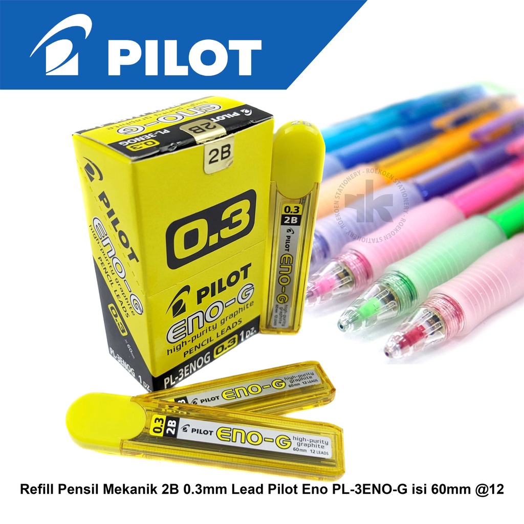Jual Pilot Eno Refill Pensil Mekanik Lead 2B | Shopee Indonesia