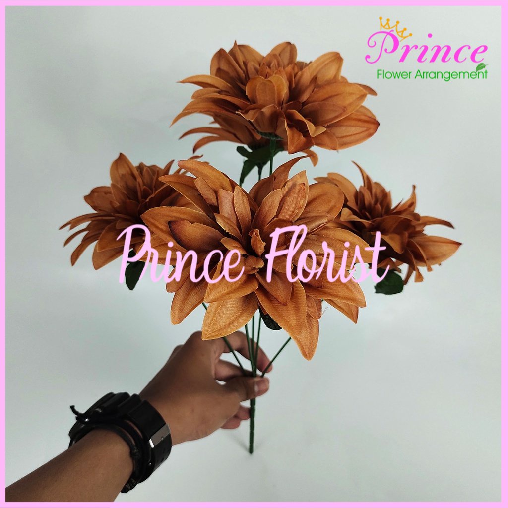 Jual Bunga Krisan Dekorasi/ Crisant Premium Jumbo SJ Artifisial Cabang ...