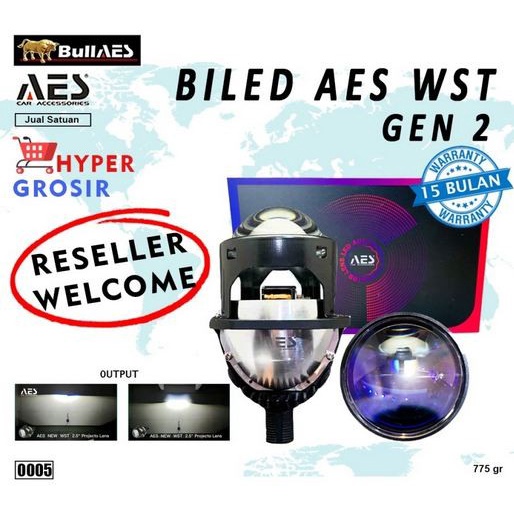 Jual BILED AES WST 2.5 BLUELENS GEN 2 Projector AES BILED motor mobil 2 ...