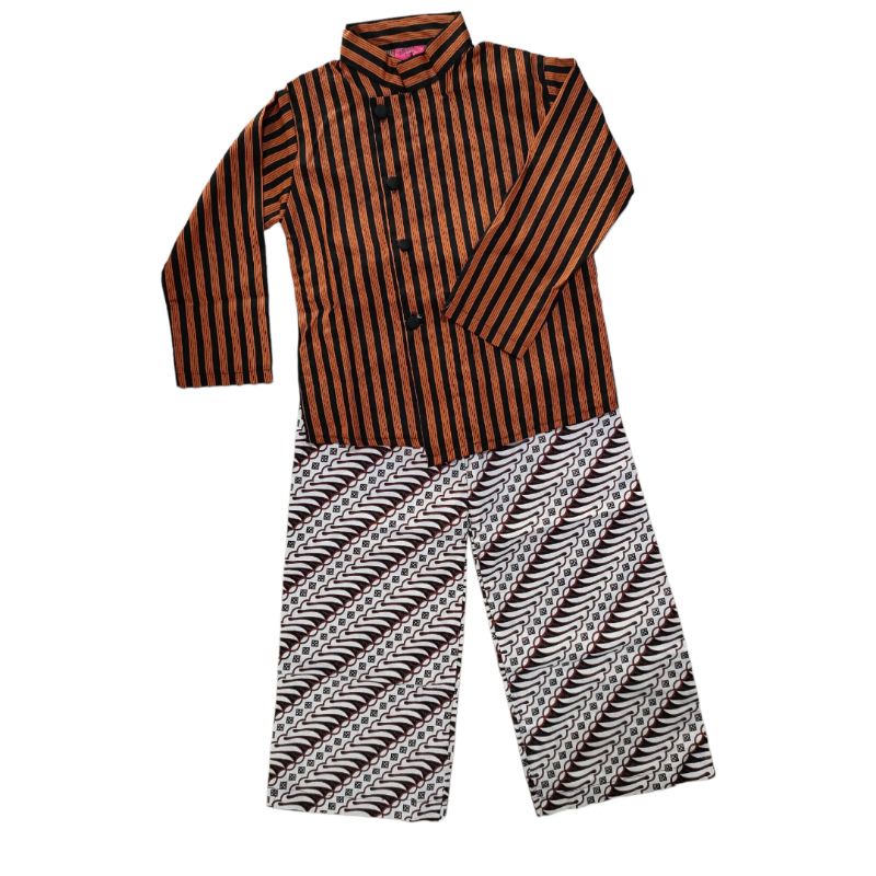 Jual Lurik baju adat jadul lurik anak cowok | Shopee Indonesia