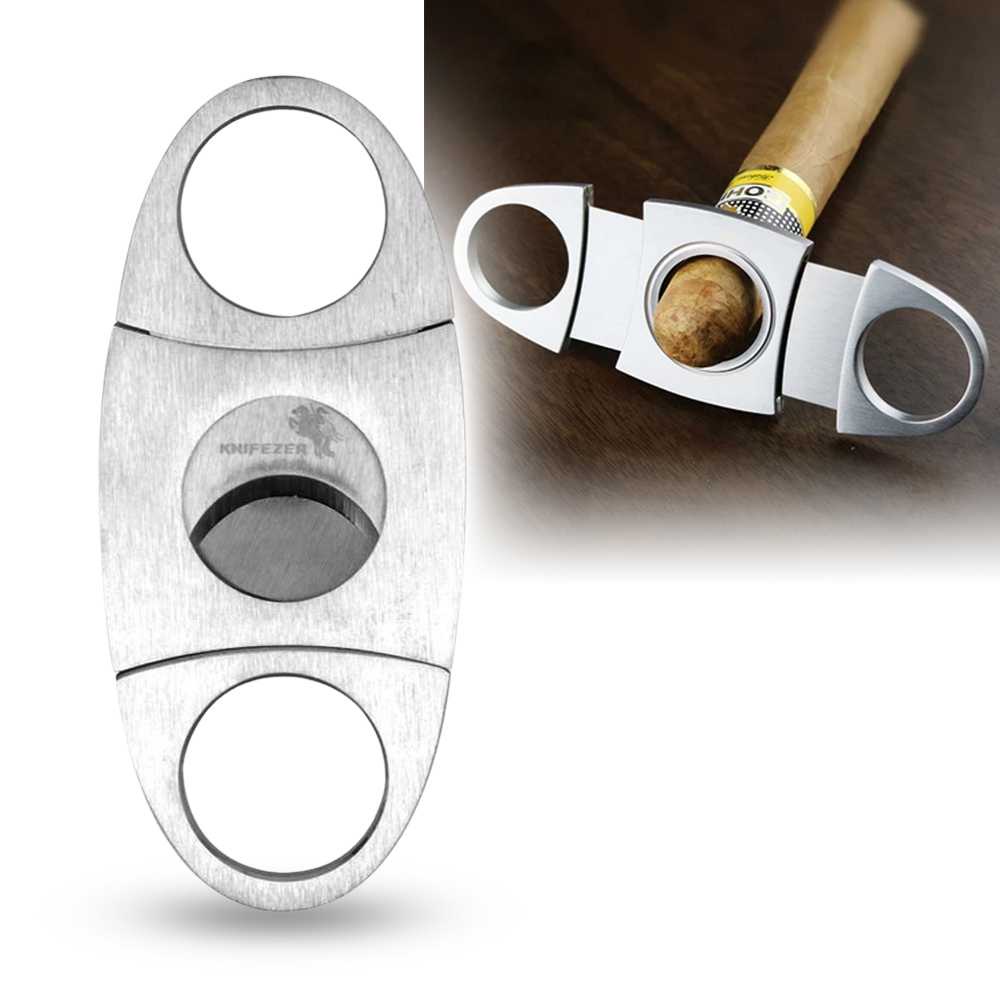 Jual Pemotong Rokok Cerutu Cigar Cutter Double Blade EC 50A | Shopee ...